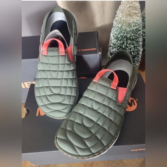 Merrell | Shoes | Nib Merrell Hut Moc Olive Quilted Slipon Sneaker 7 M ...
